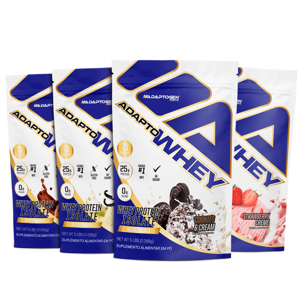 Adapto Whey Cookies e Cream Refil 2240g | Adaptogen Science